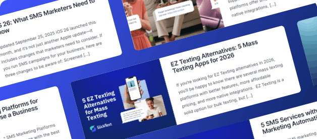 SMS Marketing Tutorials and Guides | SlickText