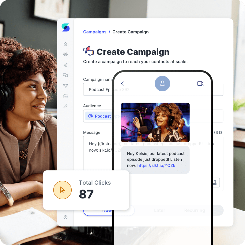 SMS Marketing for Content Creators | SlickText