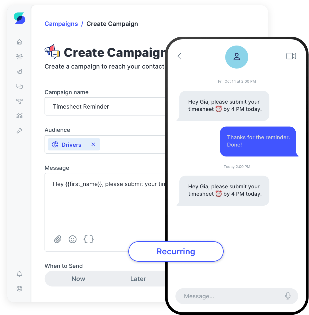 Employee Text Messaging System | SlickText